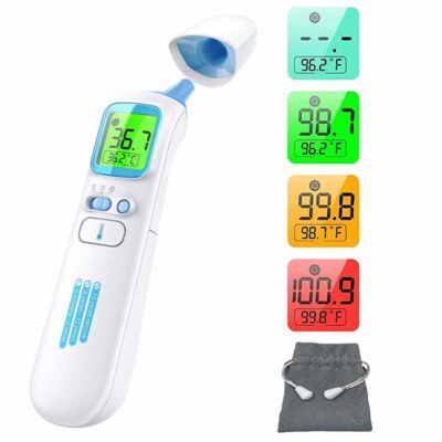 Ozismart Digital Forehead Thermometer Non- Contact Temperature Gun ...