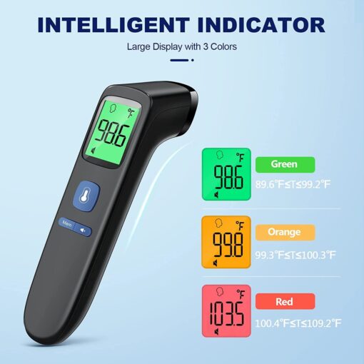 Infrared Thermometer Digital Forehead Fast Contactless All Ages